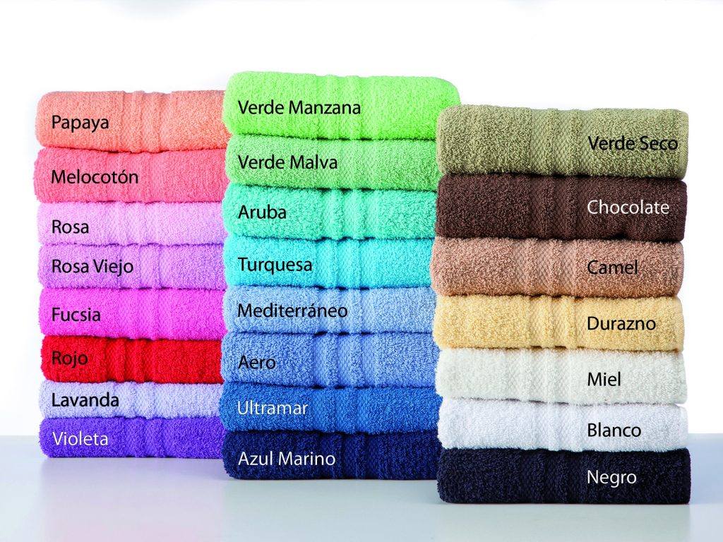 Juego de Toalla y Toallon – Linea Clásica Color – Textil Mahui ...